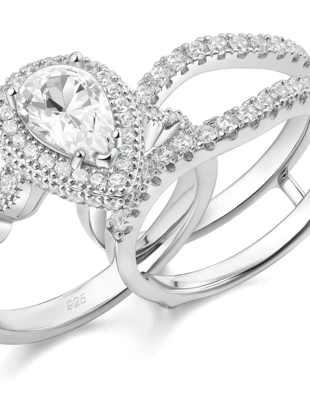 Jewelry | Wedding Rings For Women Bridal Sets Sterling Silver ...